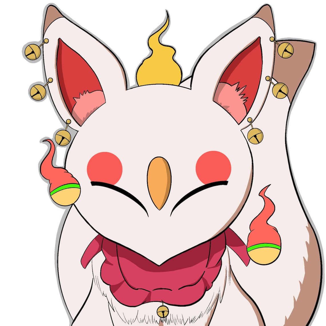 Toilet bound hanako characters chibi sets and single kitsune | Etsy