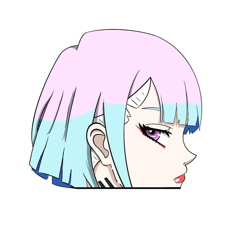 Rebecca Lucy David From Cyberpunk Edgerunners Peek Stickers - Etsy