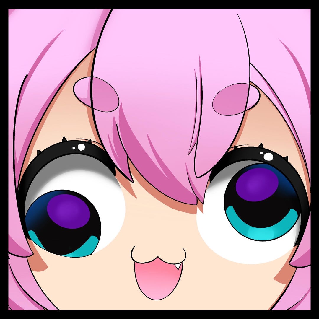 Indie Vtubers Chibidoki, Onigiri, Fillian, Neuro-sama, Nimi Stickers ...
