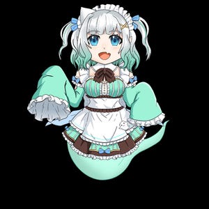 Indie Vtubers Chibidoki, Onigiri, Fillian, Neuro-sama, Nimi Stickers ...