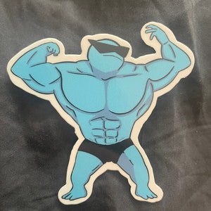 Muscle Mice Gym Sticker Anime Gym Stickers 3” Waterproof Vampire Hunter ...