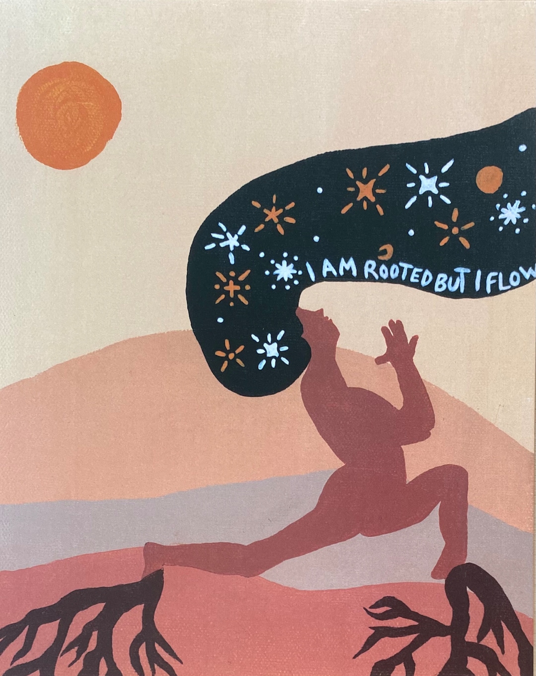 8x10 I Am Rooted but I Flow Prints - Etsy