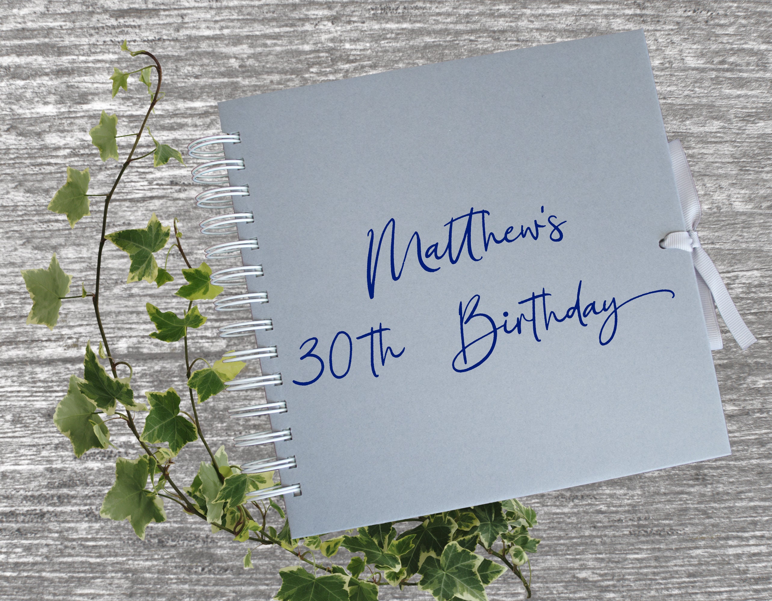 30th Birthday Memory Book / Album / Journal / Scrapbook / | Etsy