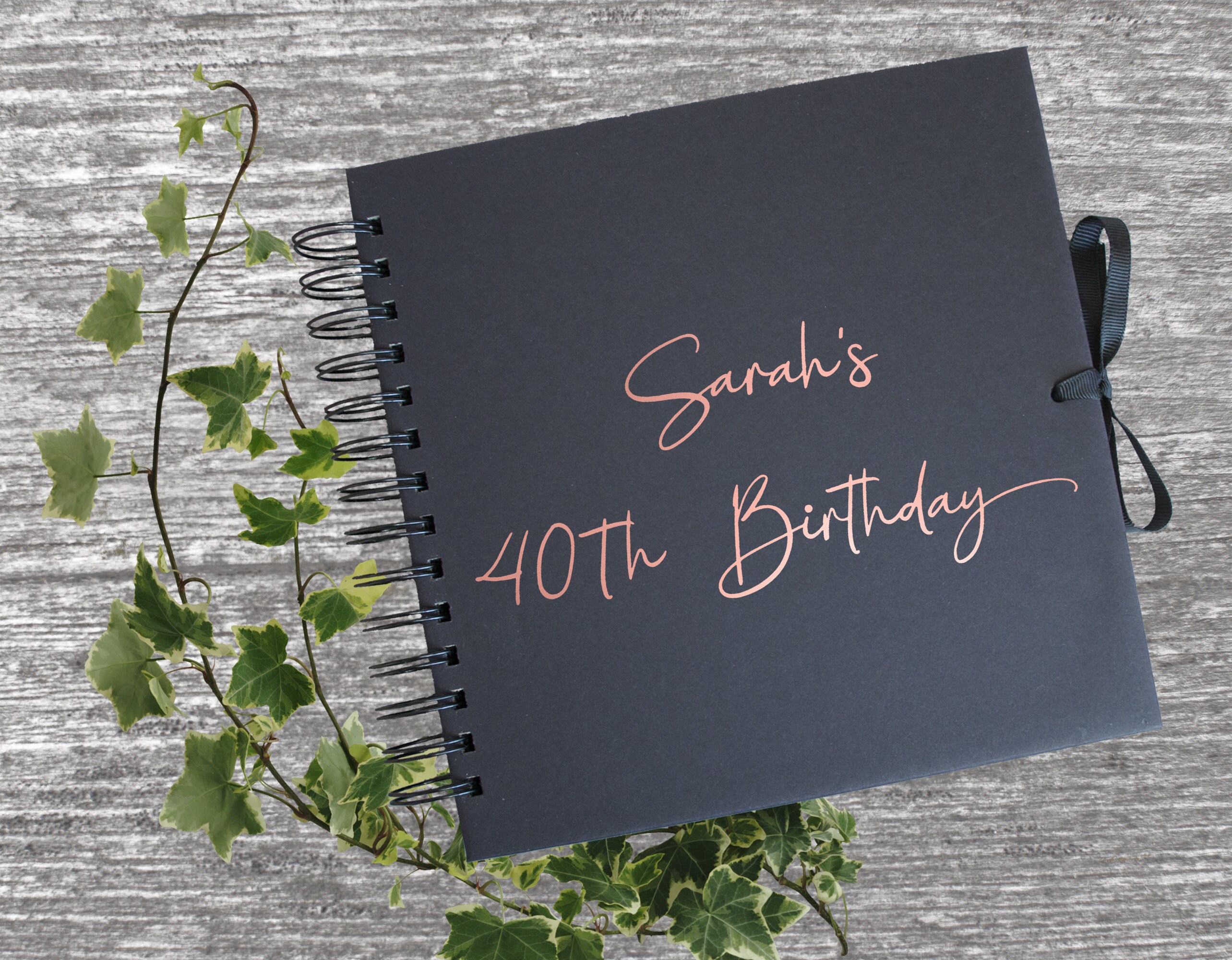 40th Birthday Memory Book / Album / Journal / Scrapbook / - Etsy UK