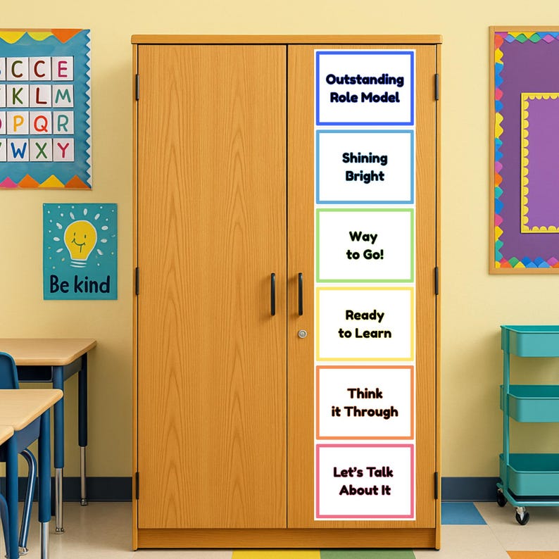 Printable Behavior Clip Chart | Positive Classroom Management Tool ...