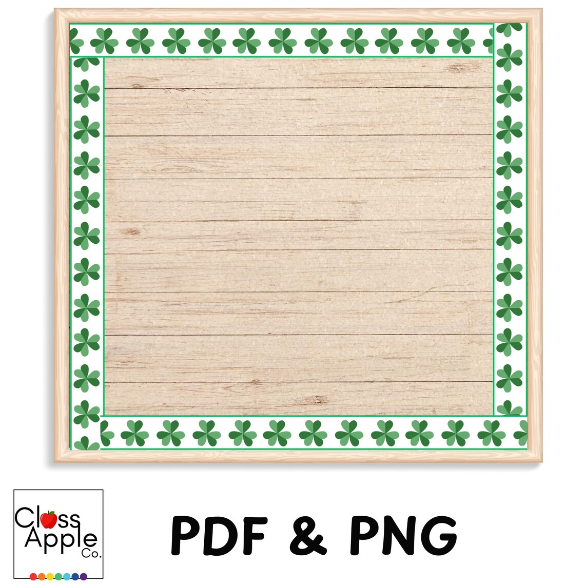 St. Patrick’s Day Bulletin Board Borders | Printable Classroom Decor ...