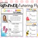 Editable Summer Tutoring Flyer to Use With Google Slides - Easy to ...