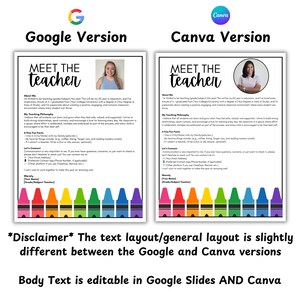Editable Meet the Teacher Template | Canva & Google Slides | Back to ...