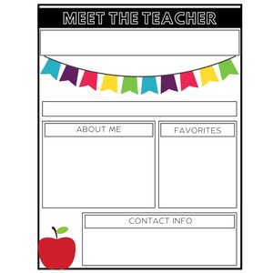 Editable Meet the Teacher Template for Google Slides - Back to School ...