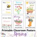 Spring Printable Posters | Classroom Decor | Floral & Motivational Wall ...