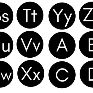 Alphabet Circles - SVG, PNG, PDF - Teacher - Classroom - Back to School ...