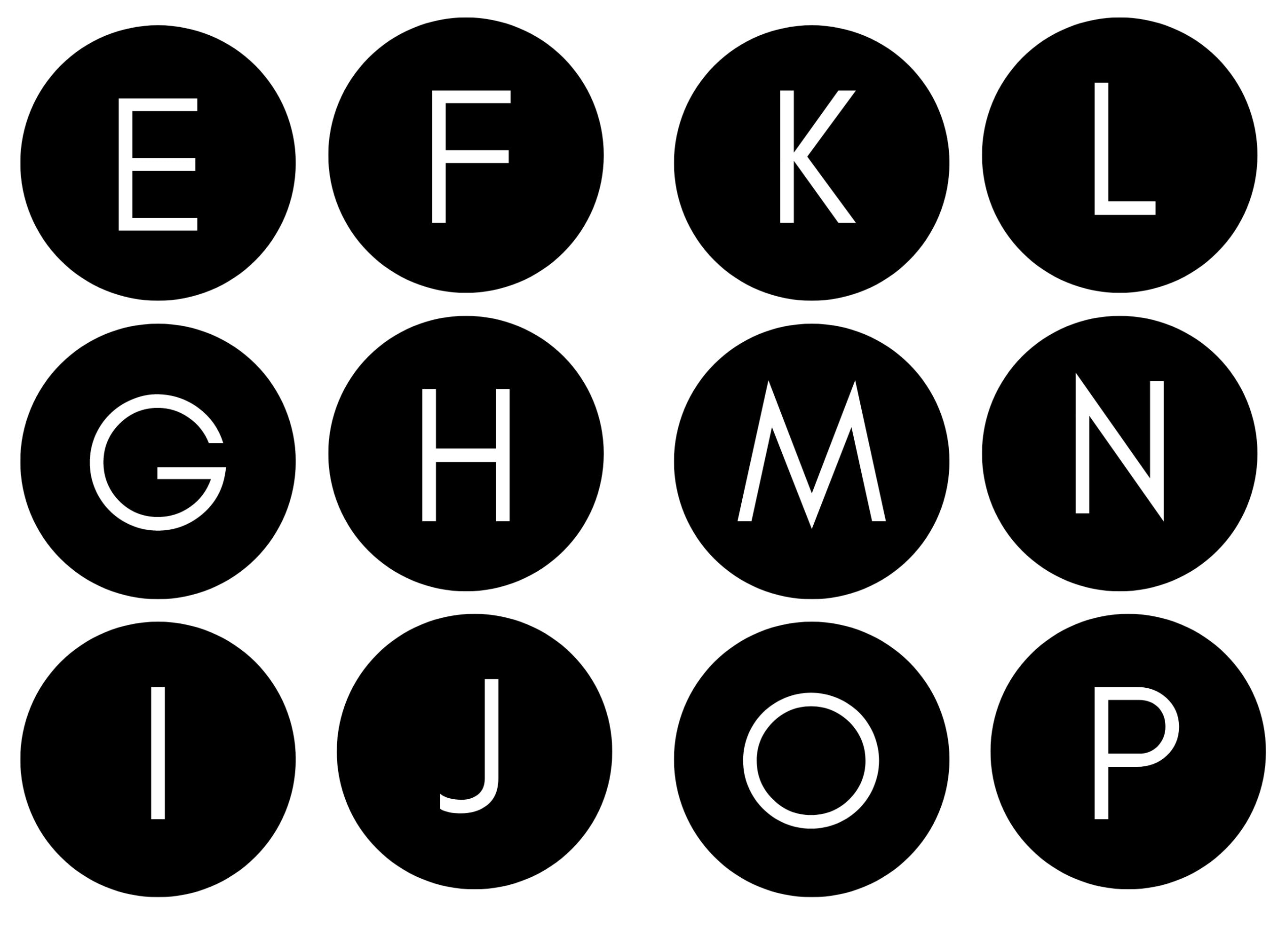 Alphabet Circles - SVG, PNG, PDF - Teacher - Classroom - Back to School ...