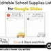 School Supplies List - Editable for Google Slides - Easy to Edit - Back ...