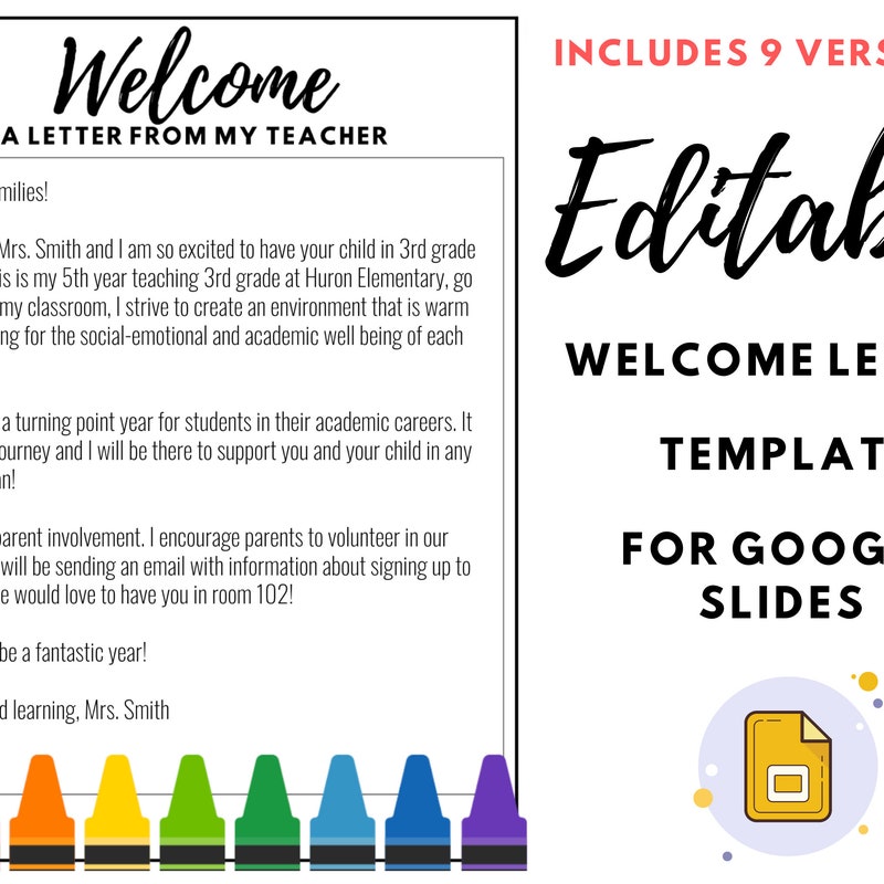 Welcome Letter - Etsy