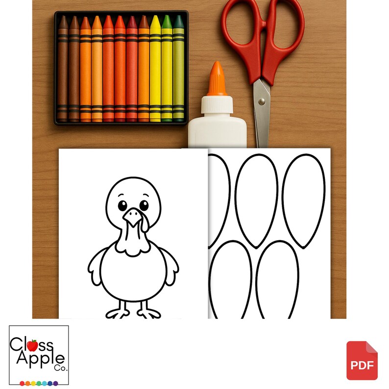 Build a Turkey Printable | Thanksgiving Craft for Kids | Fall Classroom ...