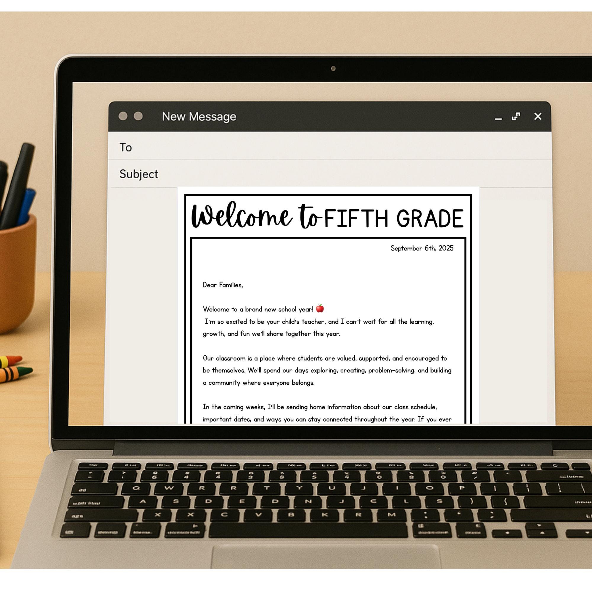 Editable Welcome Letter Template for Teachers | 14 Versions for Pre-k ...