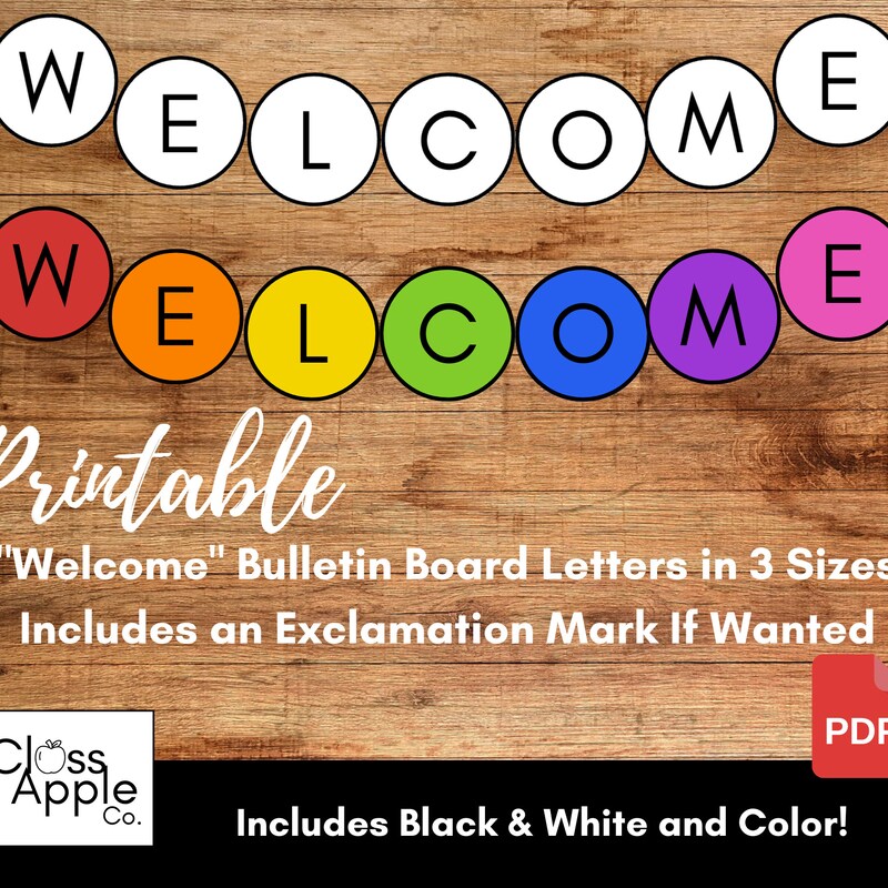 Welcome Letters - Etsy