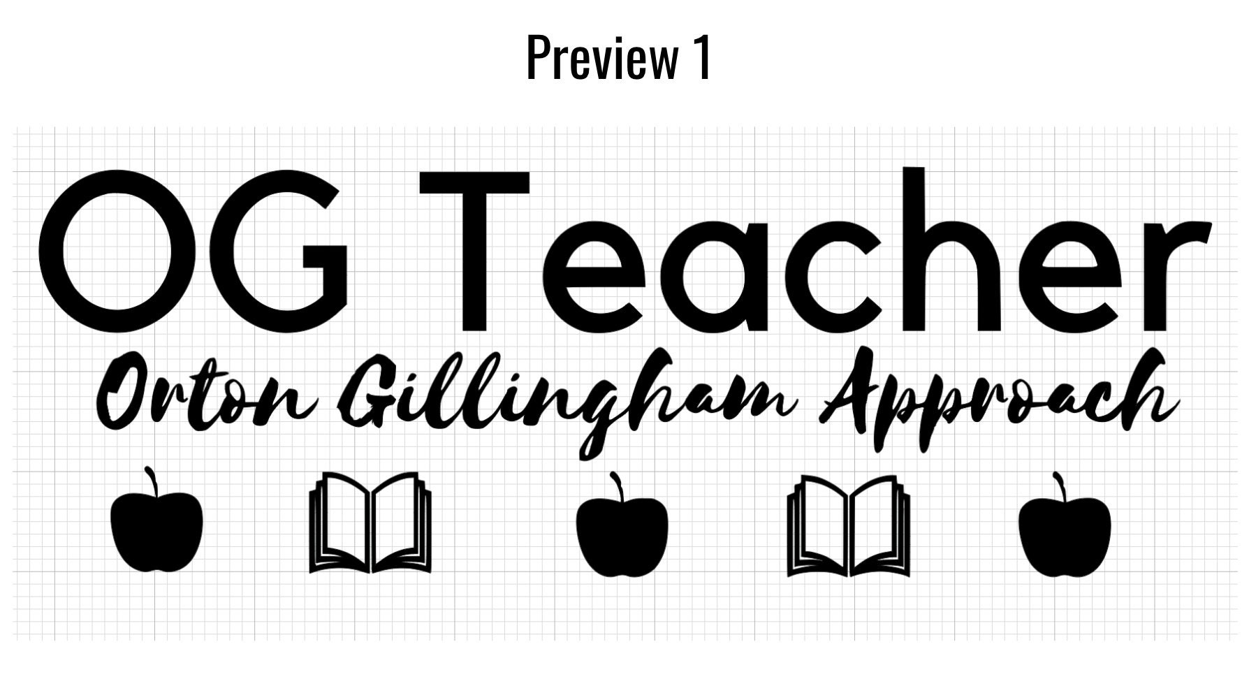 Orton Gillingham Teacher SVG Pack of 3 - Etsy