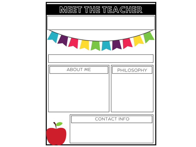 Editable Meet the Teacher Template for Google Slides - Back to School ...