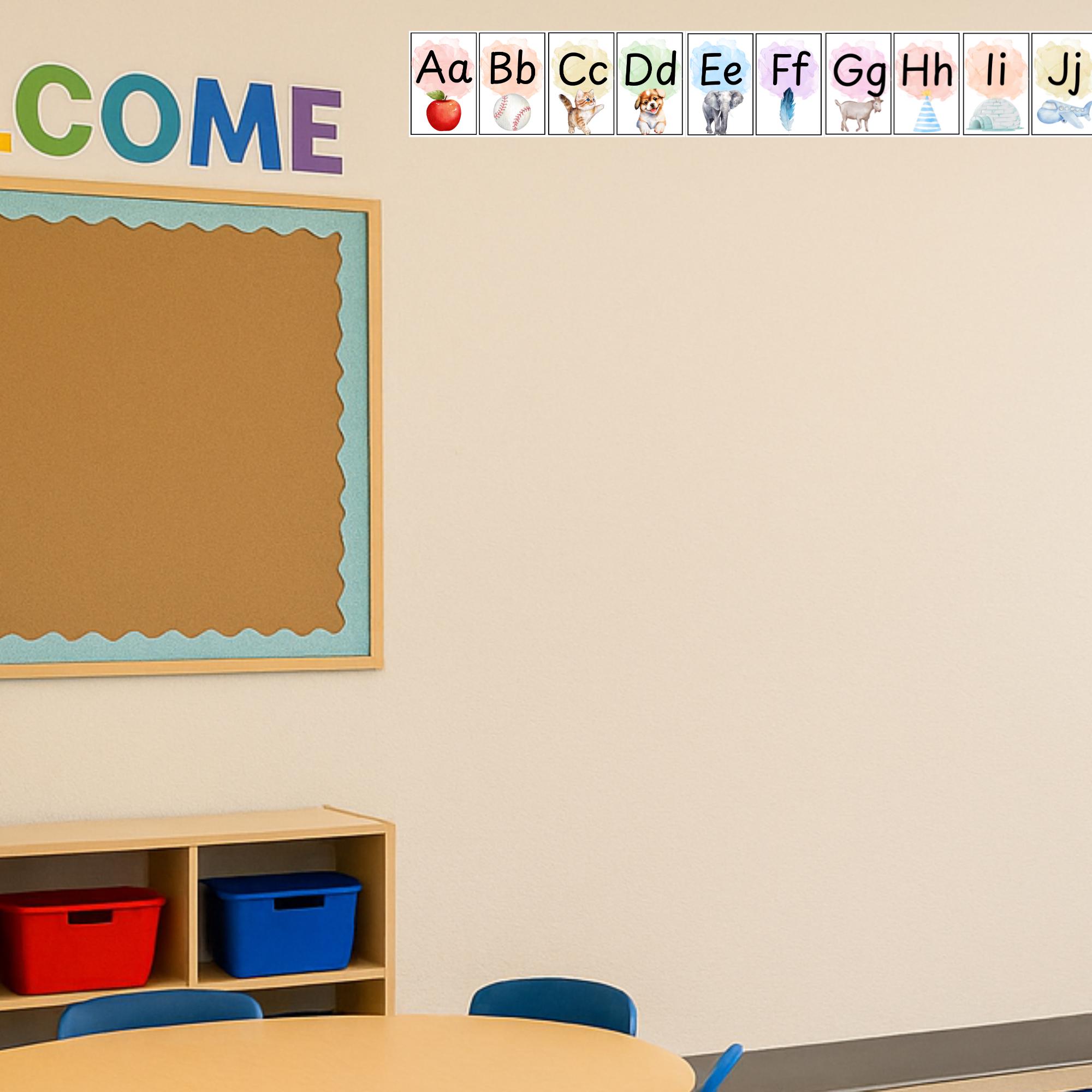 Pastel Rainbow Alphabet Posters With Images | A–Z Printable PDF ...