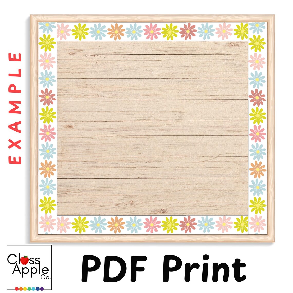 Spring Floral Borders | Printable PDF Classroom Decor | 3 Styles ...