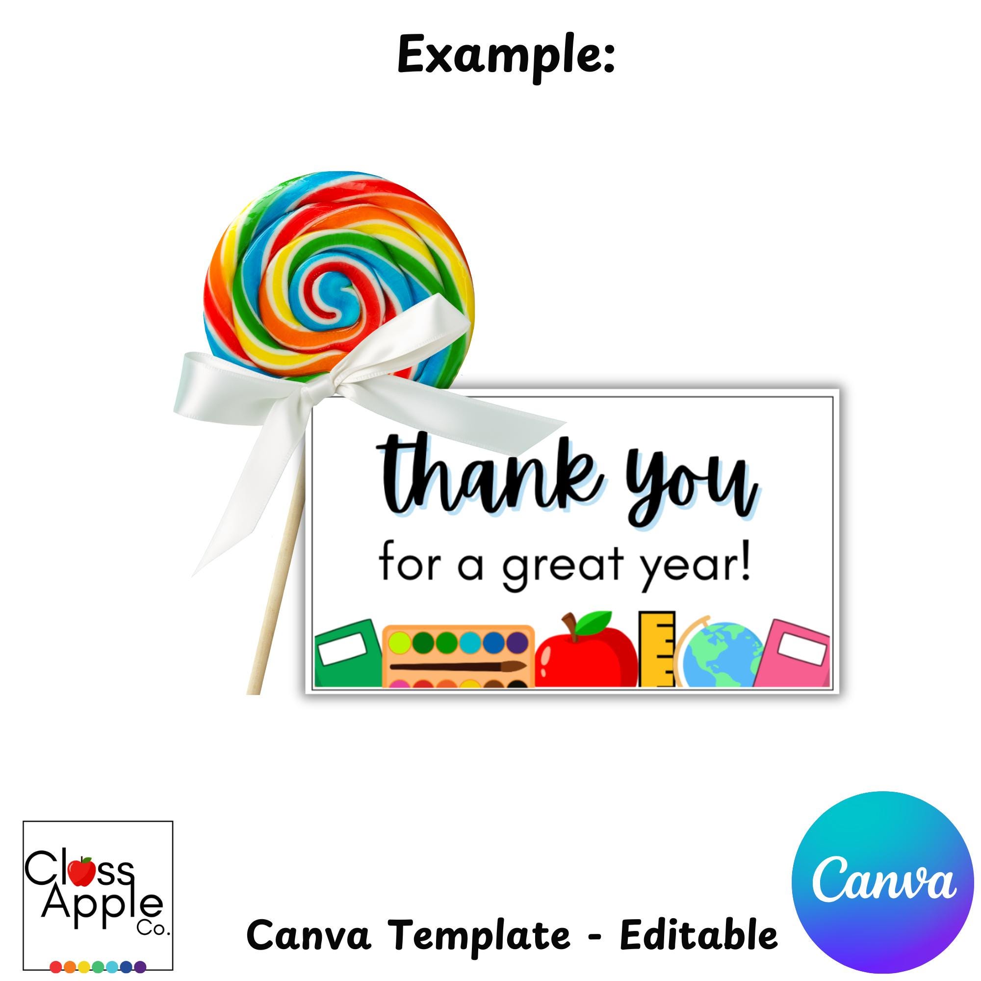 Editable Summer Treat Tags for Students | End of Year Gift Tag Template ...