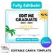 End of Year Certificate | Editable Canva Template | Any Grade Graduate ...