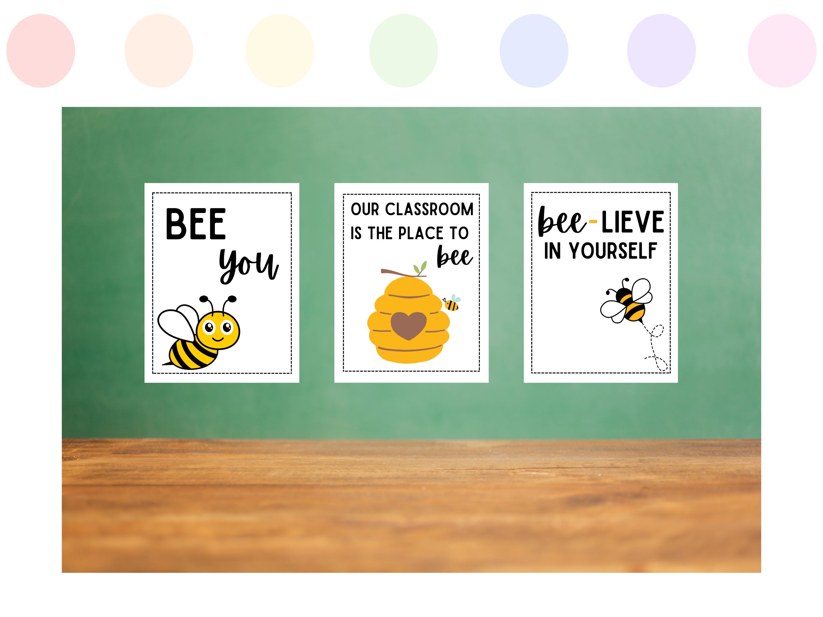 Classroom Bee Posters - Summer School - Classroom Decor - "bee" and "be ...