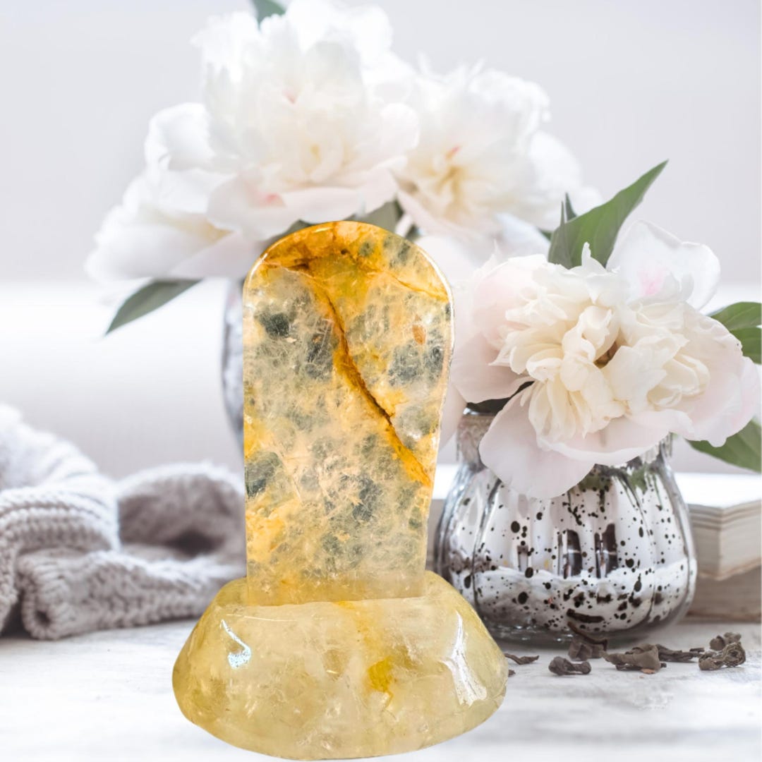 Golden Healer Crystal Tombstone, Halloween Crystals, Golden Healer ...