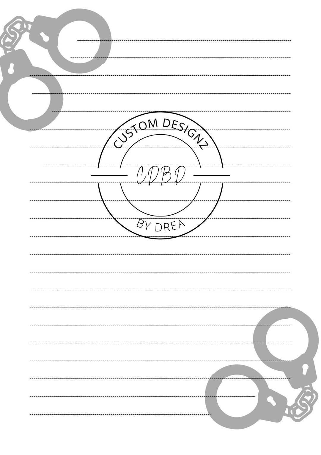 Prison Wife Stationery, Prison Girlfriend Stationery, Handcrafted ...