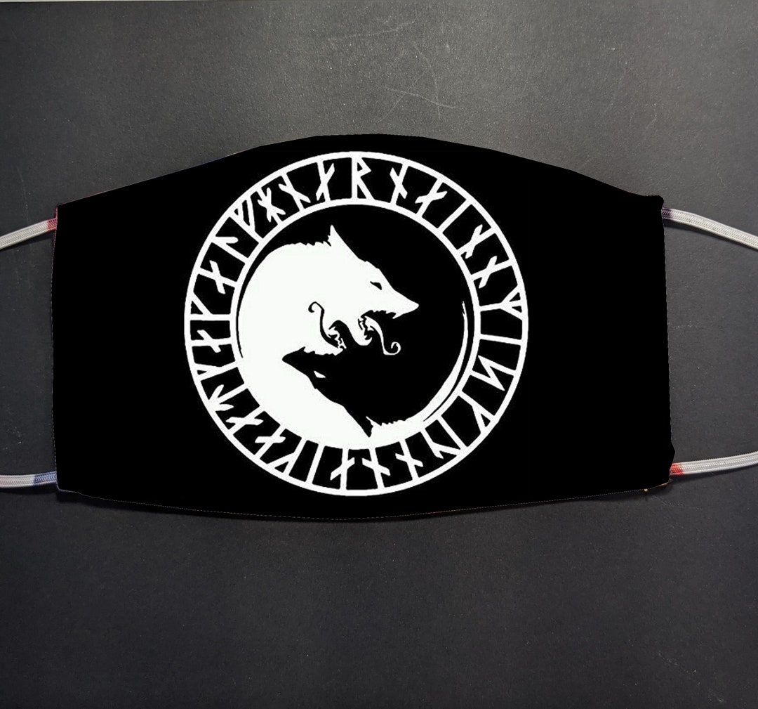 Face Masks Norse Wolves Fenrir - Etsy