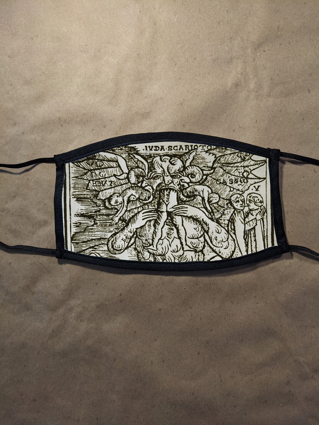 Face Mask Dantes Inferno Lucifer - Etsy