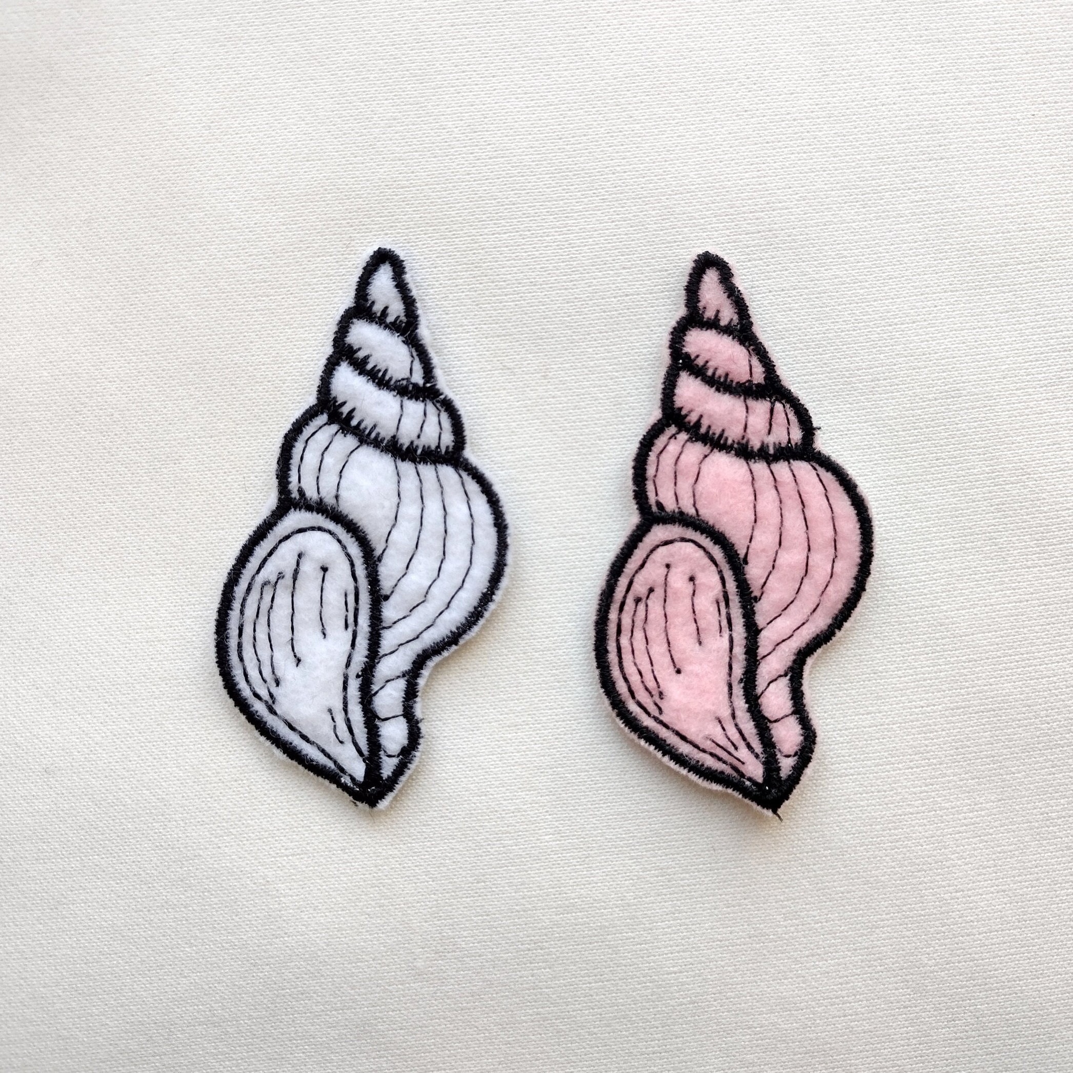 Twirl Shell Ocean Marine Life Embroidery Multicolor Customize Sea ...