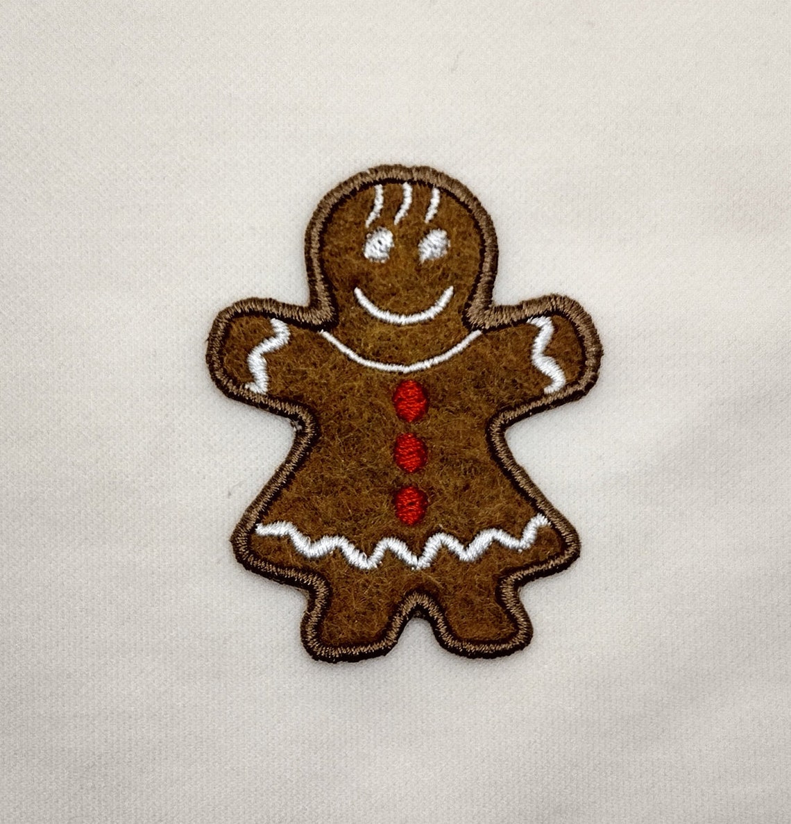 Gingerbread Couple Patch - Gingerbread Man - Gingerbread Woman ...