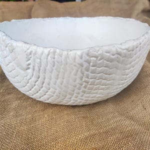 Extra Large Ceramic Bowl,white Bowl Centerpiece,minimalist Ceramic ...