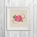 Rose Cross Stitch Pattern, Counted Cross Stitch Chart, Floral ...
