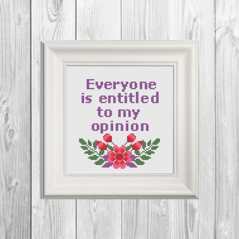 Cross Stitch Pattern Humor Funny ,easy Cross Stitch Chart, Embroidery ...
