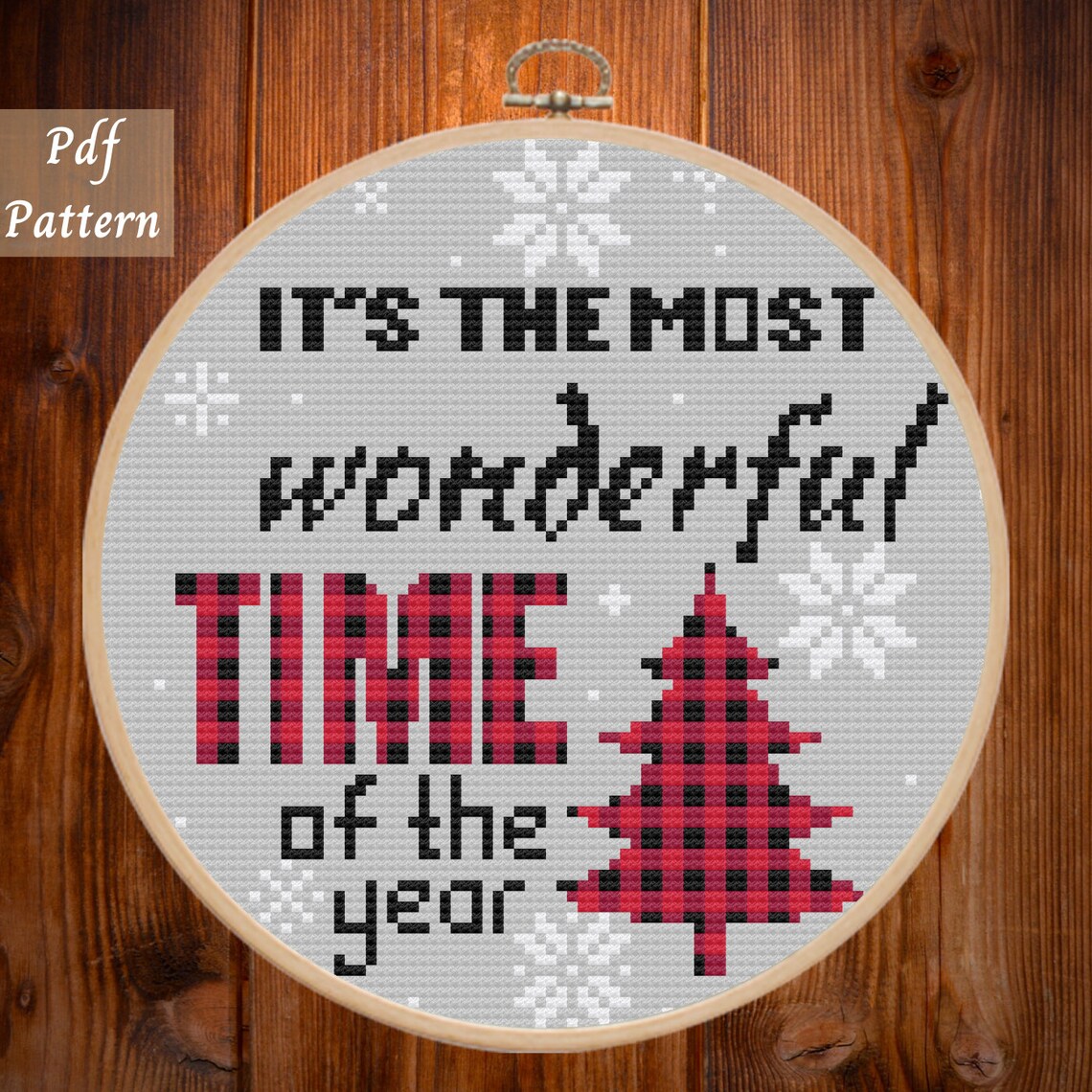 Cross Stitch Pattern New Year Cross Stitch Design,christmas Counted ...