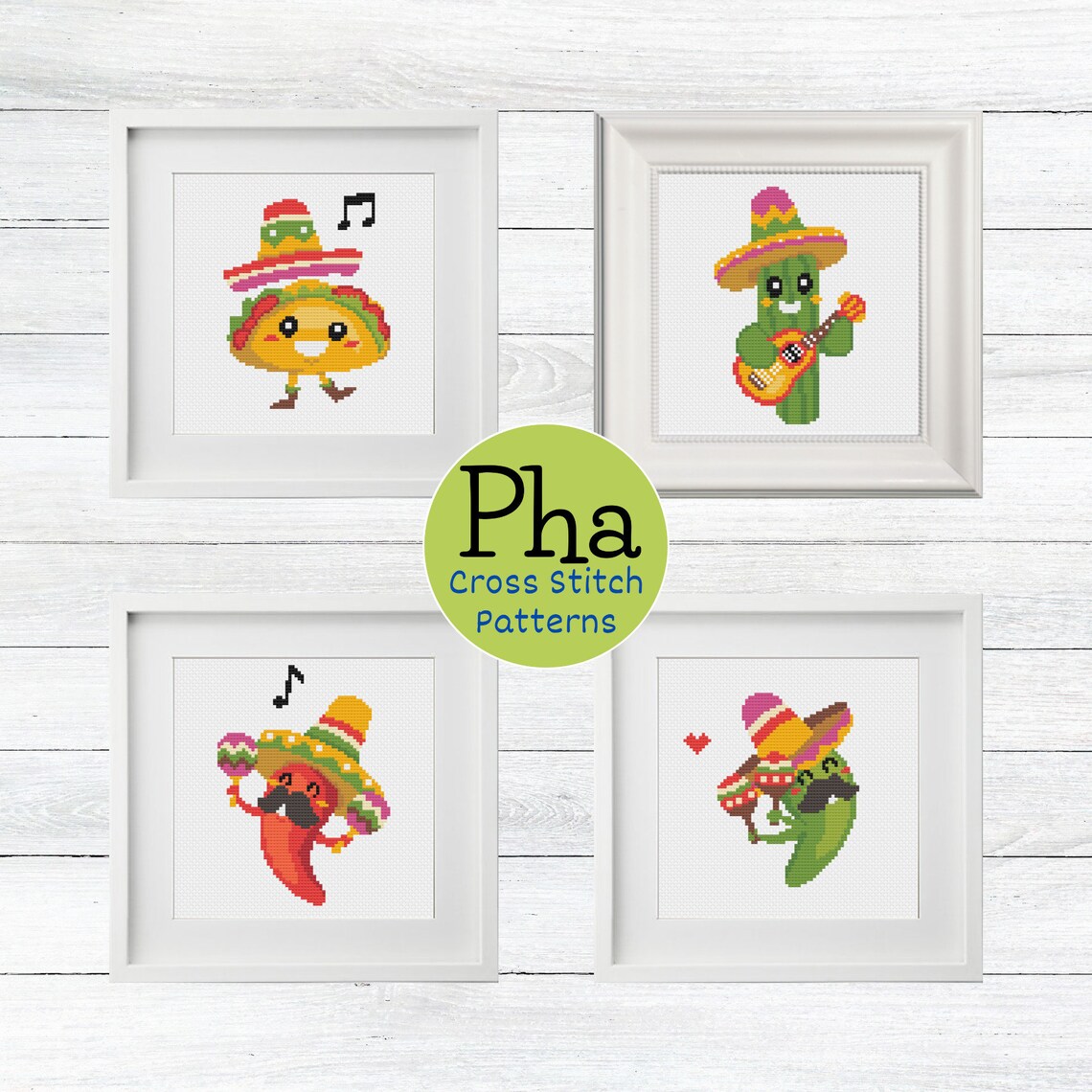 Mariachi Band Cross Stitch Pattern: Cinco De Mayo Embroidery (PDF) - Etsy