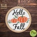Hello Fall Cross Stitch Pattern, Easy Cross Stitch, Autumn Cross Stitch ...