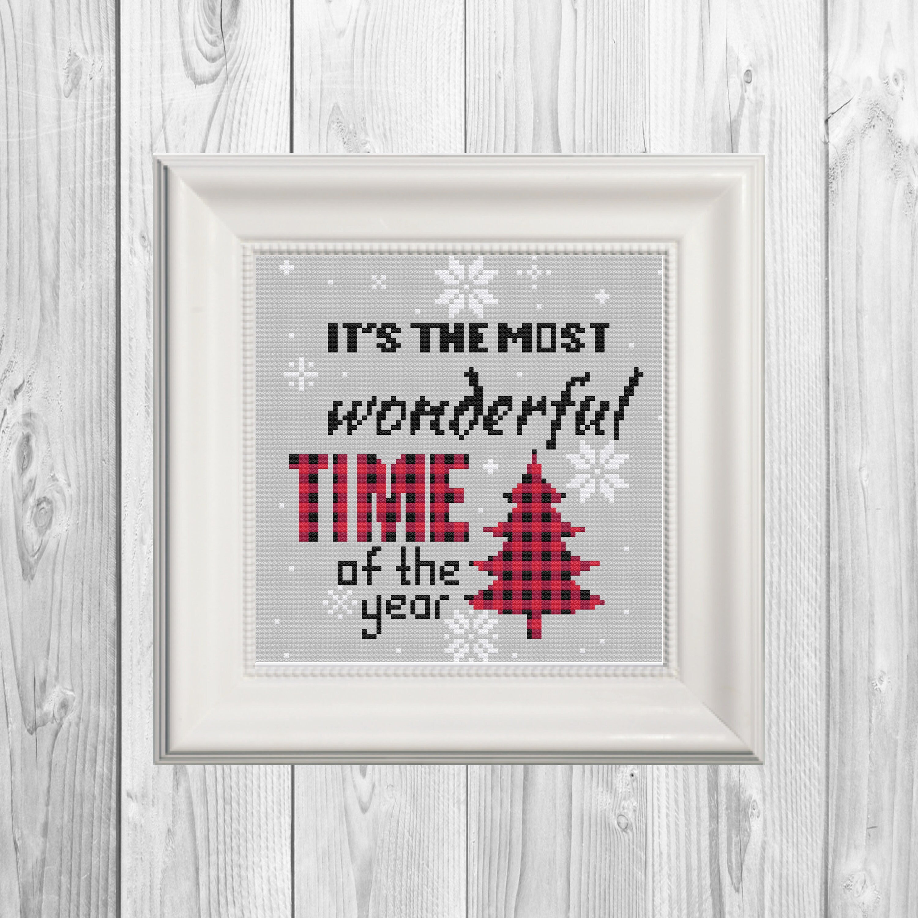Cross Stitch Pattern New Year Cross Stitch Design,christmas Counted ...
