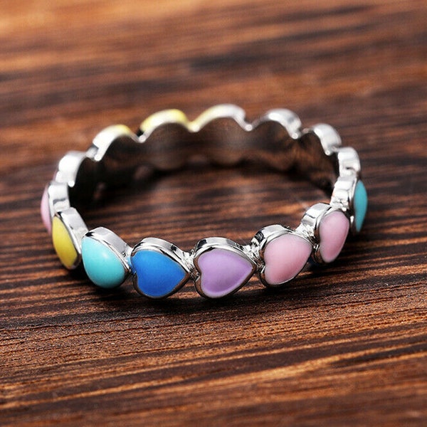 Rainbow Ring - Etsy