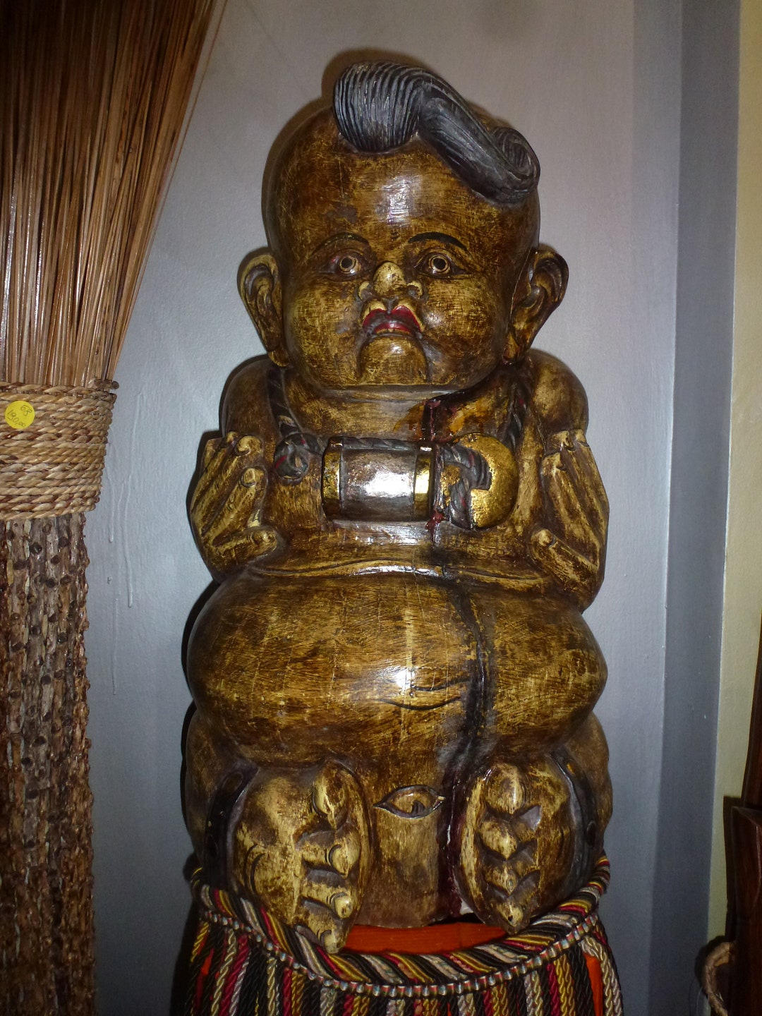 Buddha Child Wood - Etsy