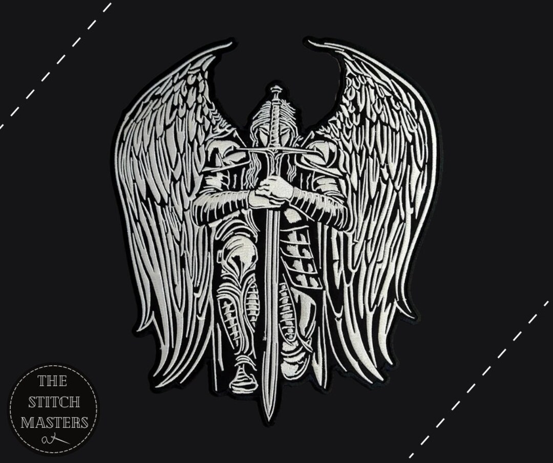 TEMPLAR KNIGHT Large Back Patch for Custom Jacket - Etsy