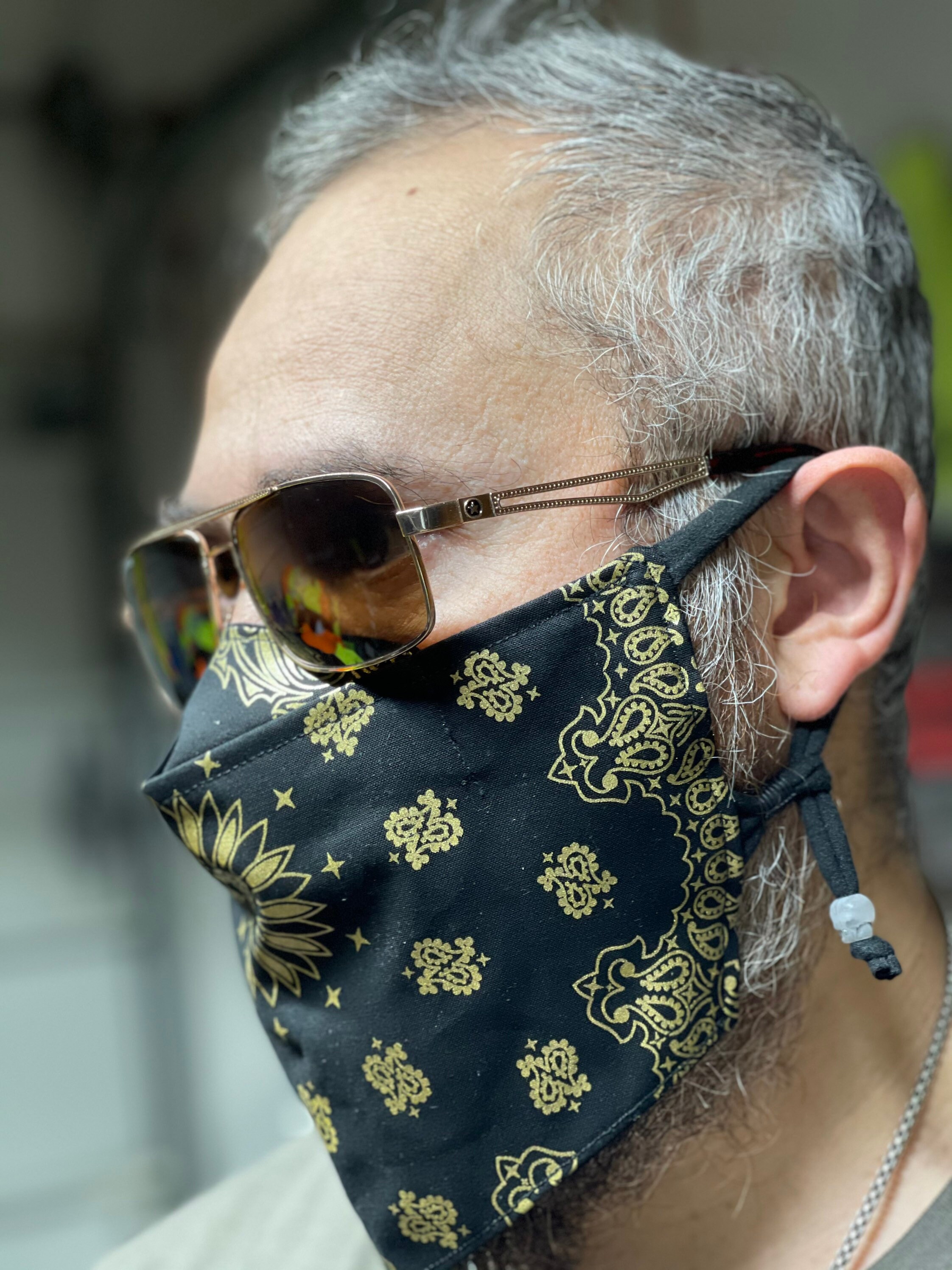 BADASS goatee mask mask for beard bearded men mask biker | Etsy