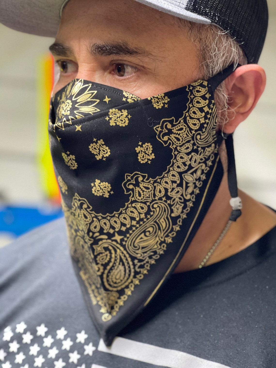 Bad Ass Maskbearded Men Maskbeard Maskmask For Long Etsy
