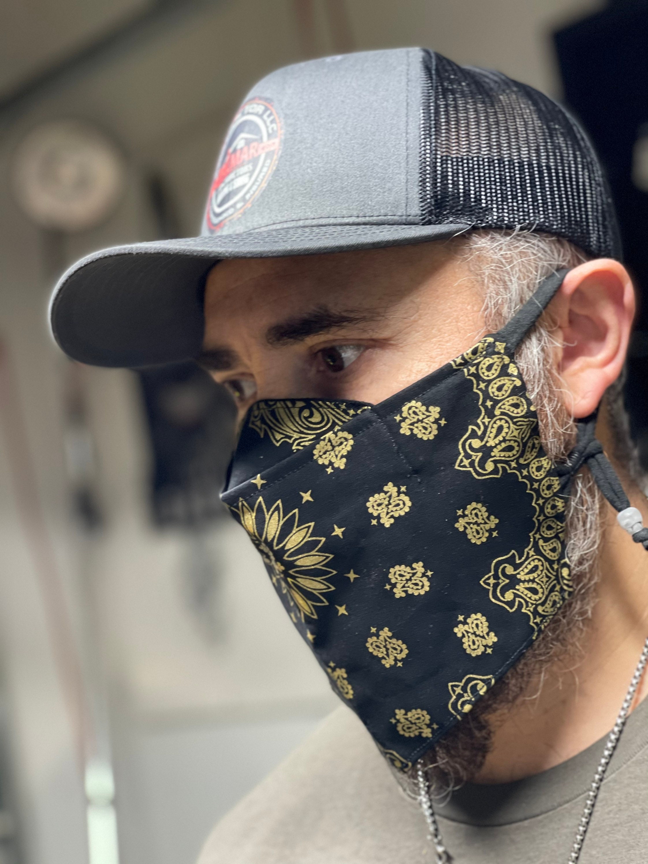 BADASS goatee mask mask for beard bearded men mask biker | Etsy