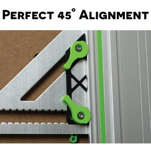 Festool Guide Rail Square Adapter - DIY Kit - for Track Saw Guide Rails ...