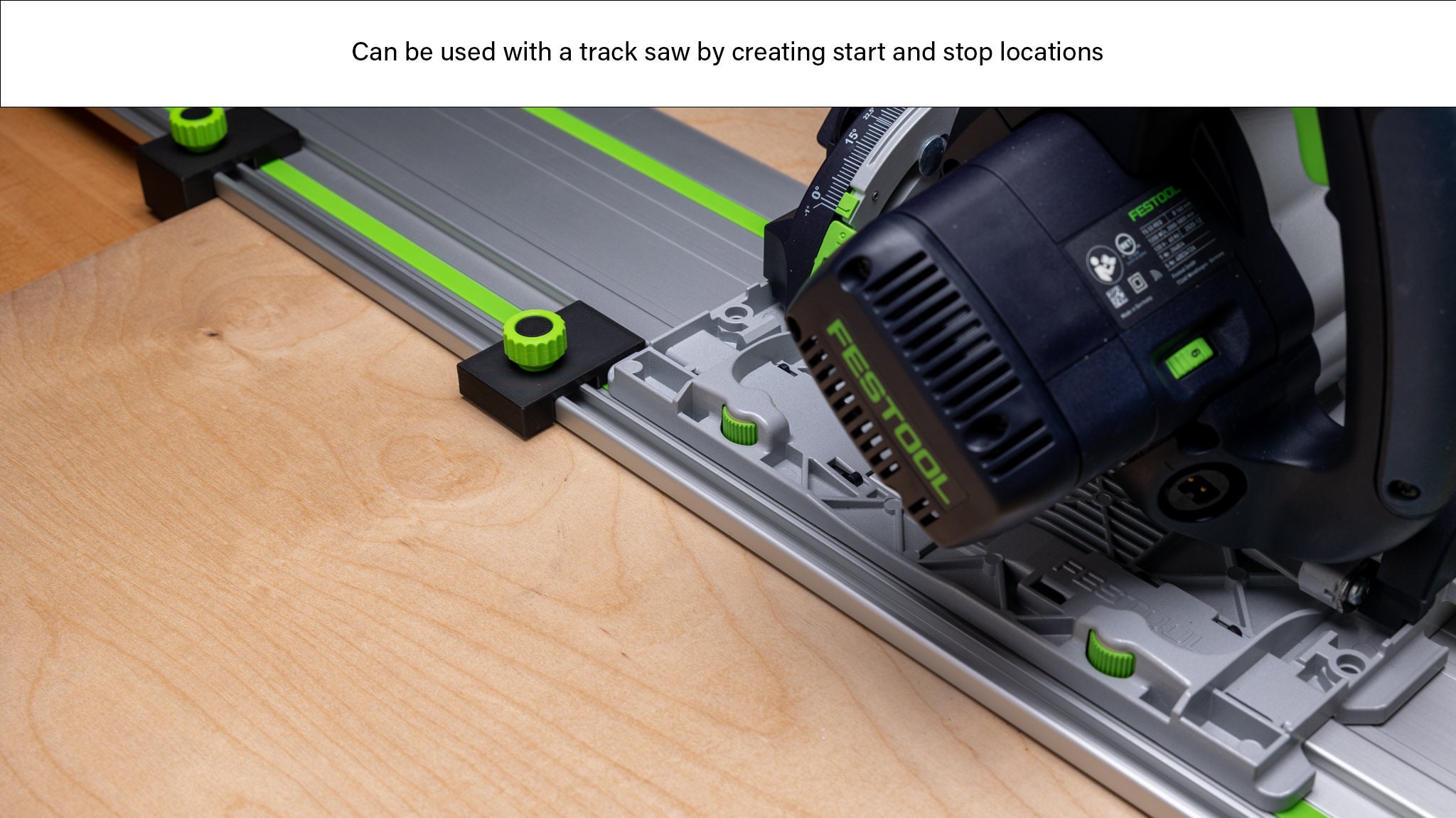 Festool Guide Rail Index Set - Limit Stop for Domino - Track Saw ...