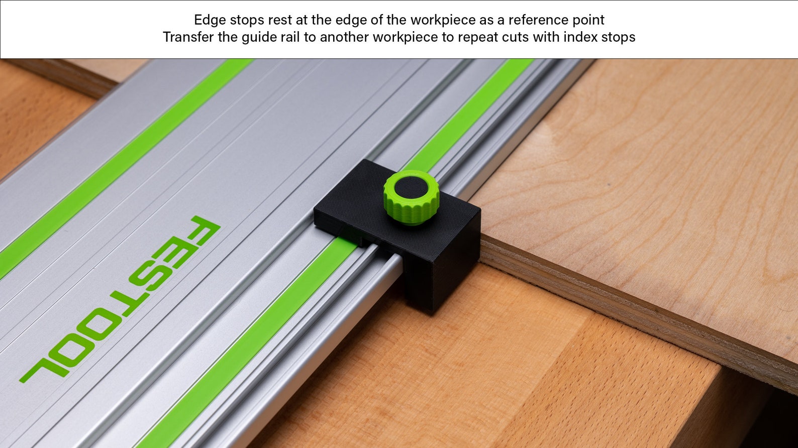 Festool Guide Rail Index Set Limit Stop for Domino Track - Etsy